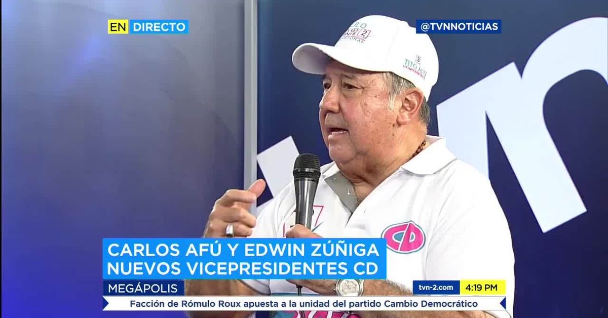 ‘Tito’ Afú y Edwin Zuñiga ganan vicepresidencia de Cambio Democrático ...