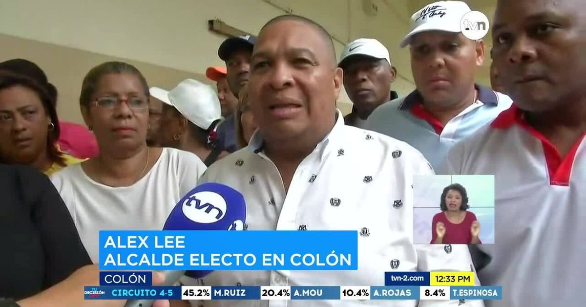 Alex Lee del PRD gana la Alcaldía de Colón en medio de la polémica ...