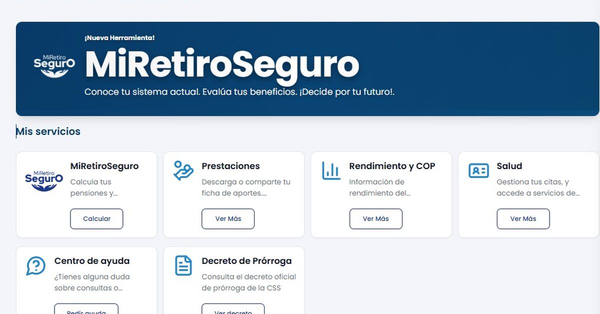 Caja de Seguro Social lanza plataforma 'Mi Retiro Seguro' para ...