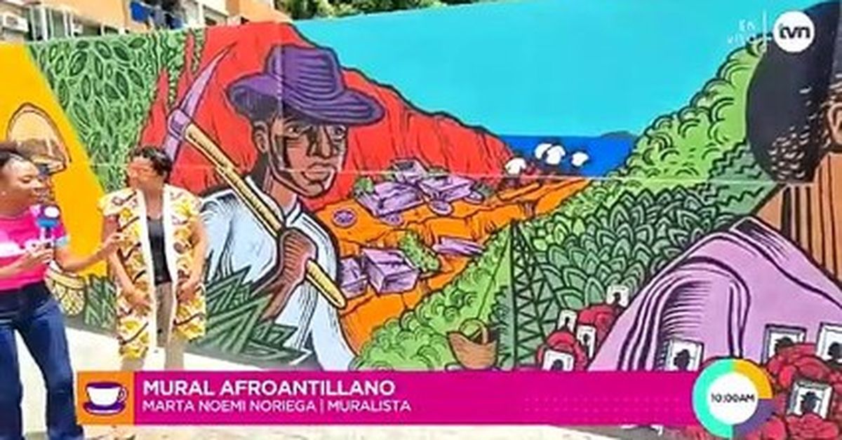 Vídeo | Arte: Mural afroantillano - Jelou | Tvn Panamá