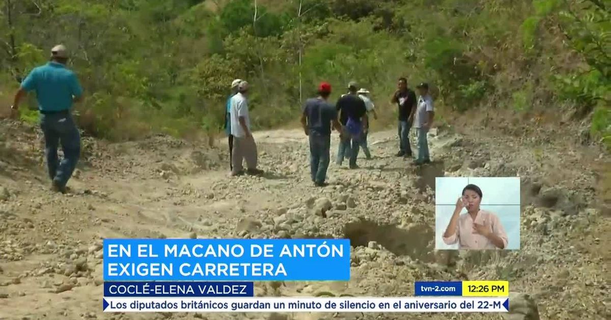 Residentes de El Macano protestan por mal estado de las calles ...