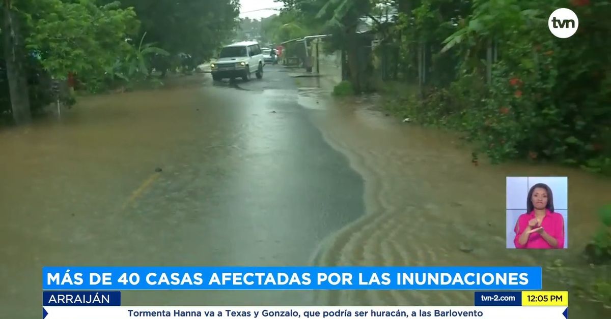 Al menos 64 viviendas afectadas por inundaciones en Panamá Oeste ...