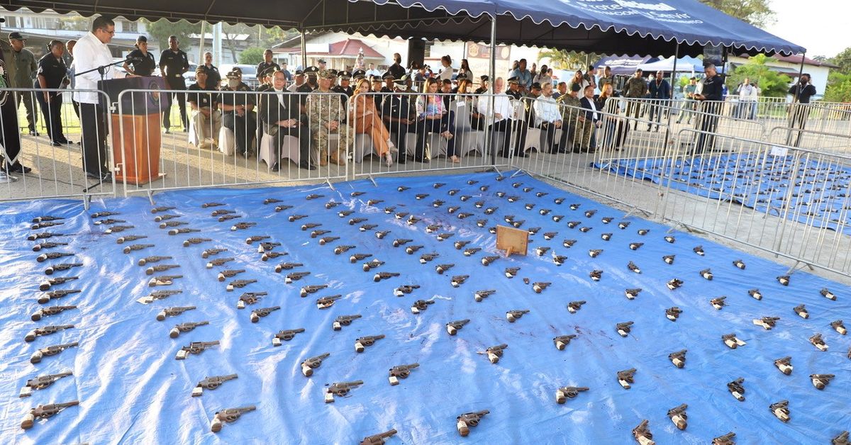Destruyen más de 500 armas de fuego - Nacionales | Tvn Panamá