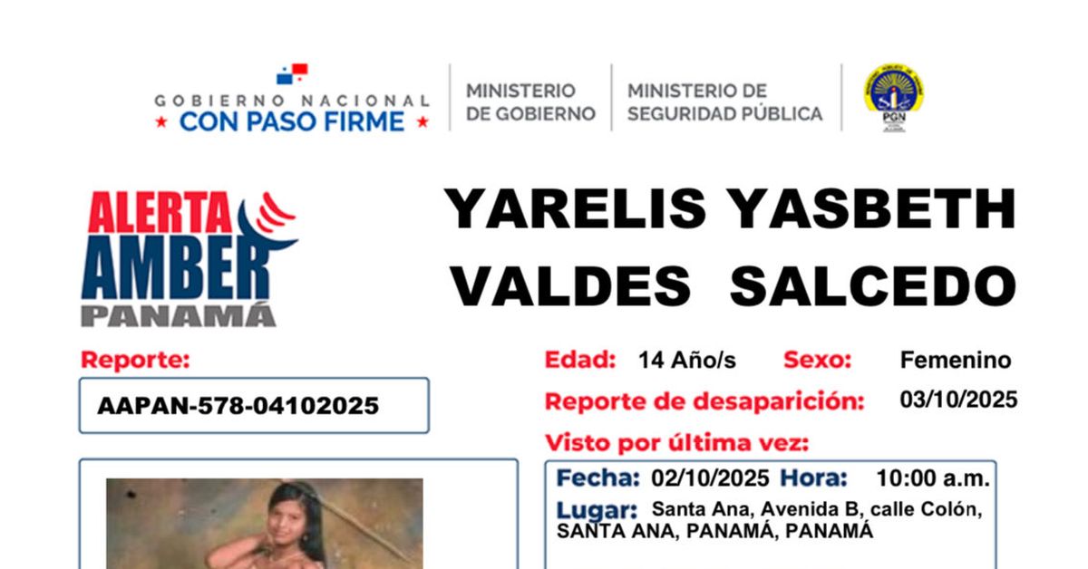 Activan alerta Amber por desaparición de Yarelis Yasbeth Valdes Salcedo ...