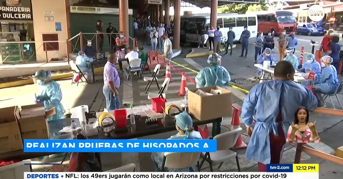 Realizan pruebas de hisopados entre usuarios de transporte en terminal ...