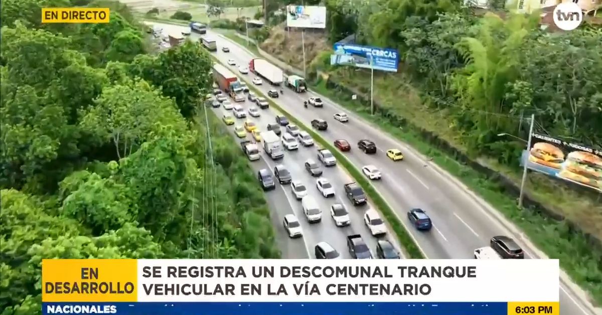 Tráfico vehicular: Derrame de combustible causó tranque en la vía ...
