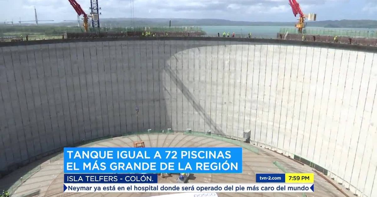 Logran hito histórico en construcción de planta de gas natural AES en ...