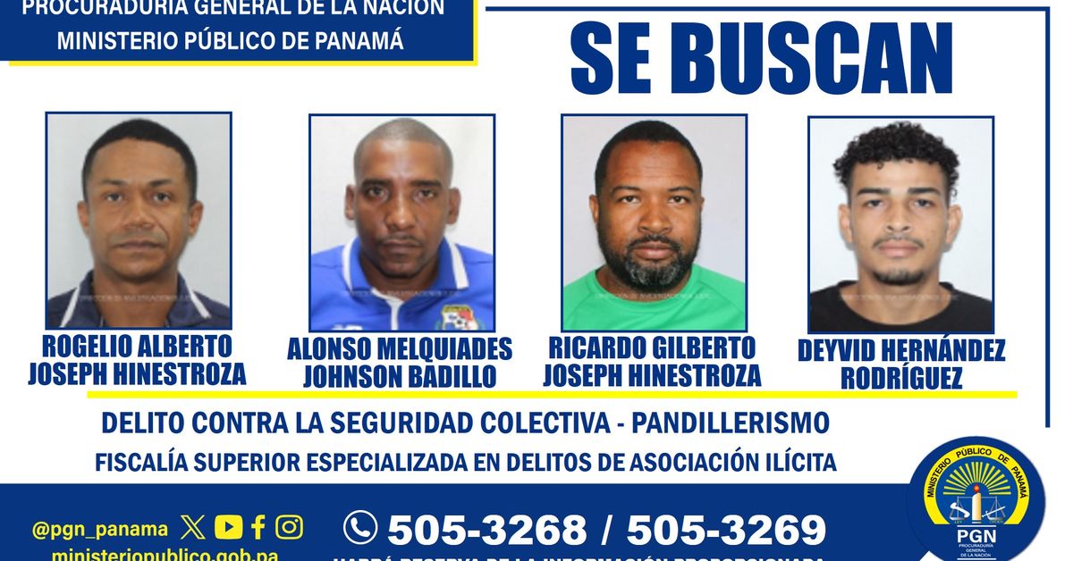 Ministerio Público solicita colaboración ciudadana para ubicar a 4 ...