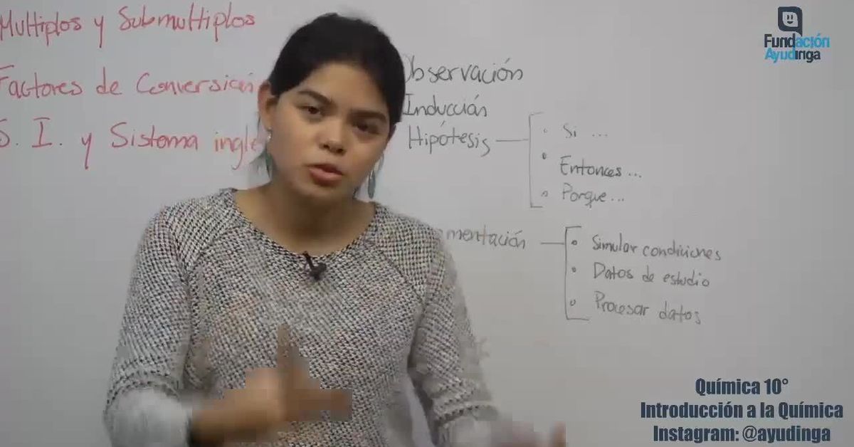 Vídeo | Ayudinga Química 10° -Introducción a la Química Parte II 26 de ...