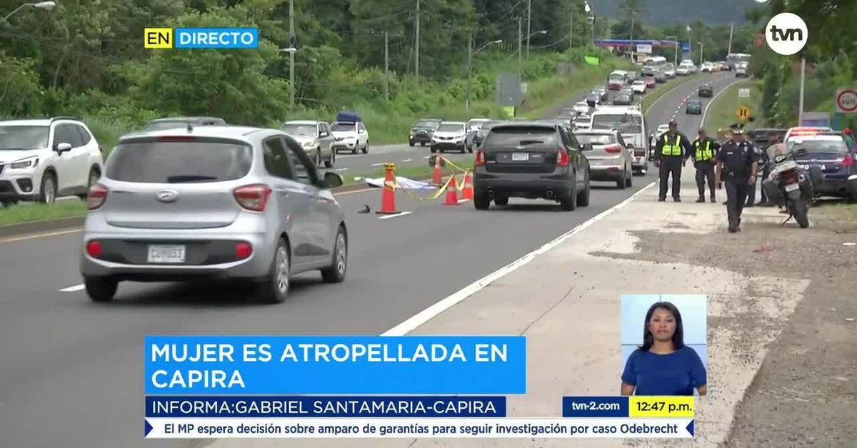 Mujer muere por atropello en Capira - Nacionales | Tvn Panamá