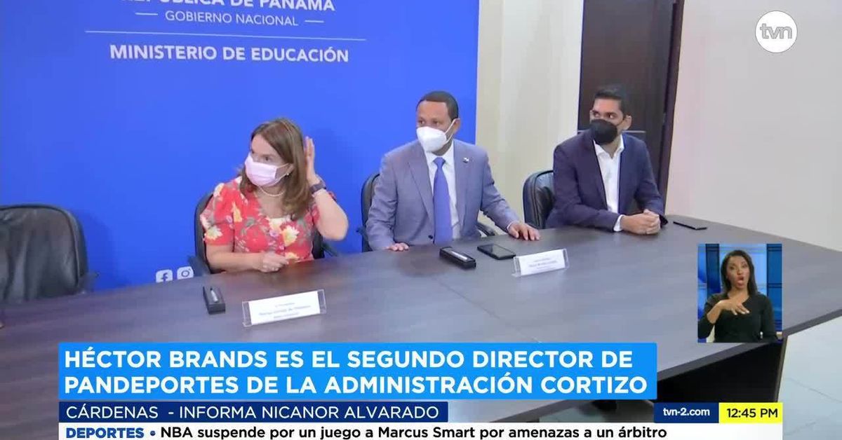 Héctor Brands toma posesión formal como director de Pandeportes ...