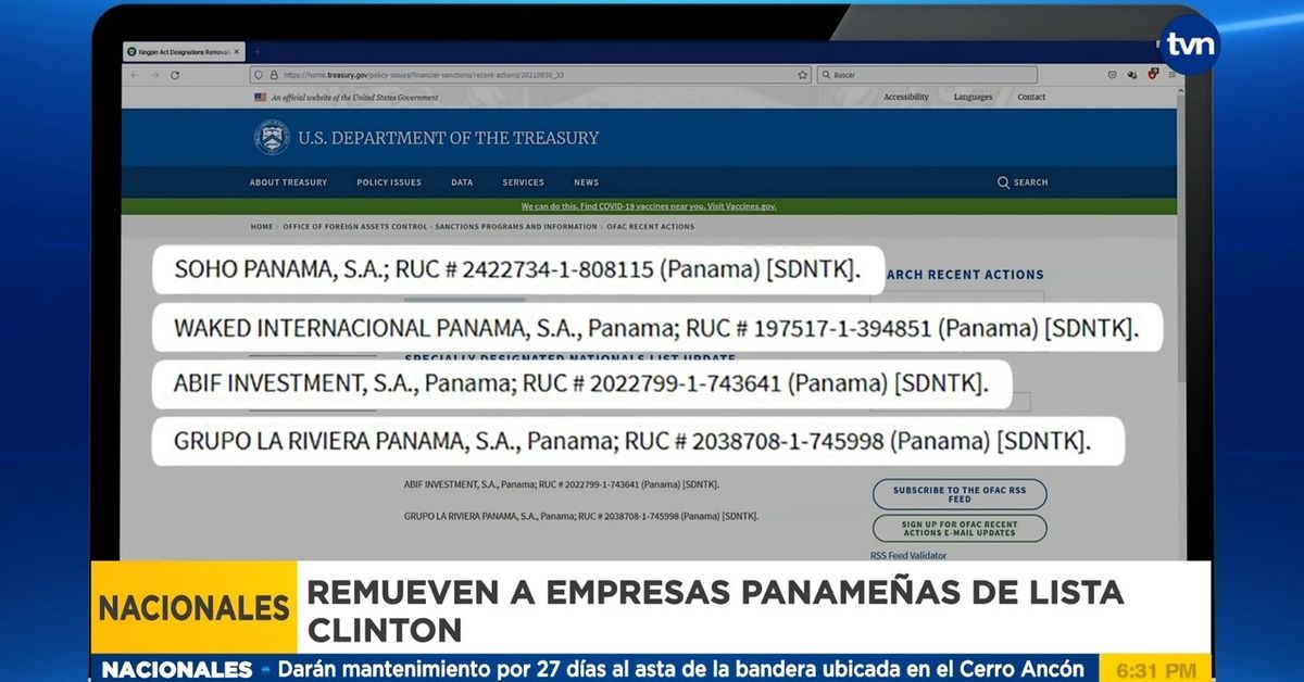 Estados Unidos saca de la lista Clinton a empresas del grupo Waked ...