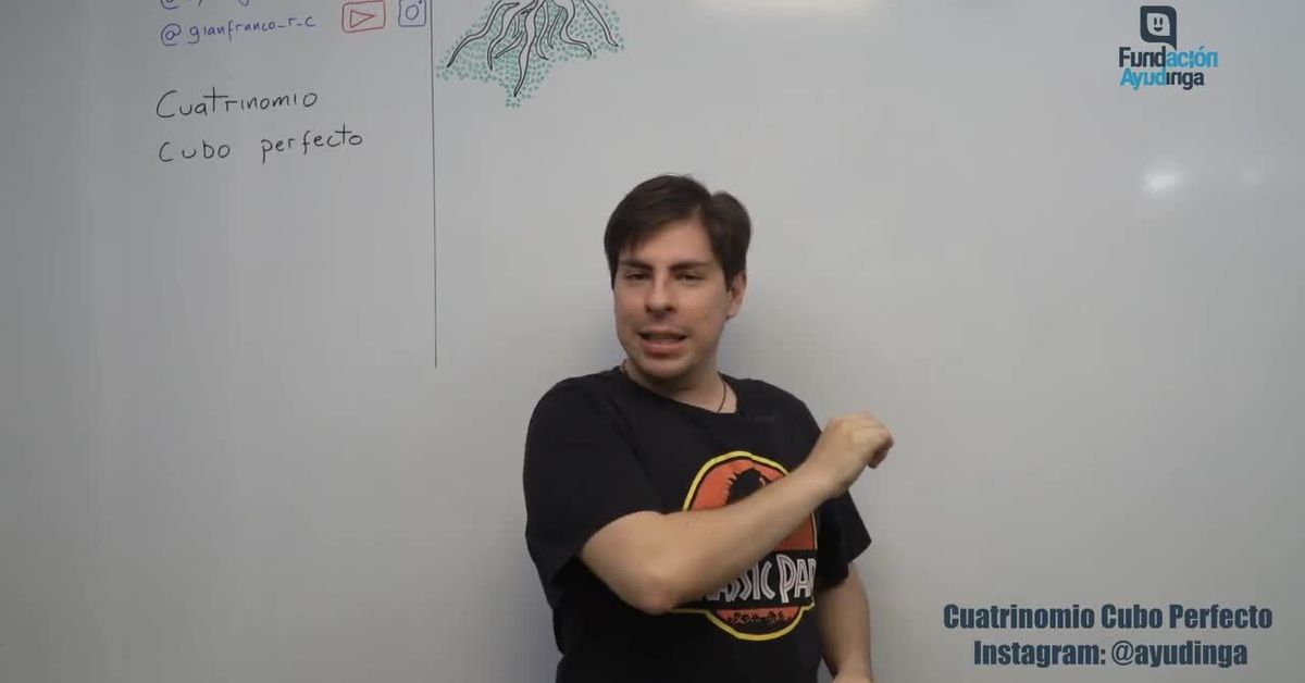 Vídeo | Ayudinga Matemáticas 9° - Cuatrinomio Cubo Perfecto Parte I 22 ...
