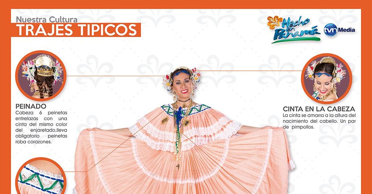 Pollera de Gala Veraguense - Trajes Típicos | Tvn Panamá