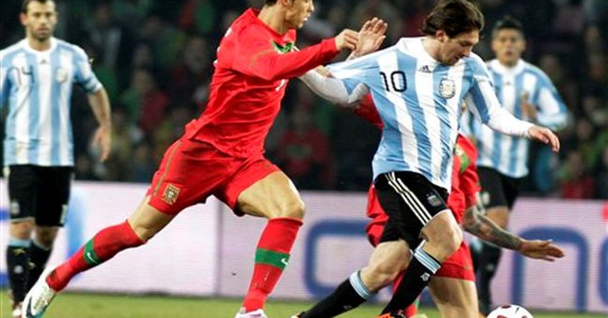 Messi da triunfo a Argentina ante Portugal - Fútbol internacional | Tvn ...