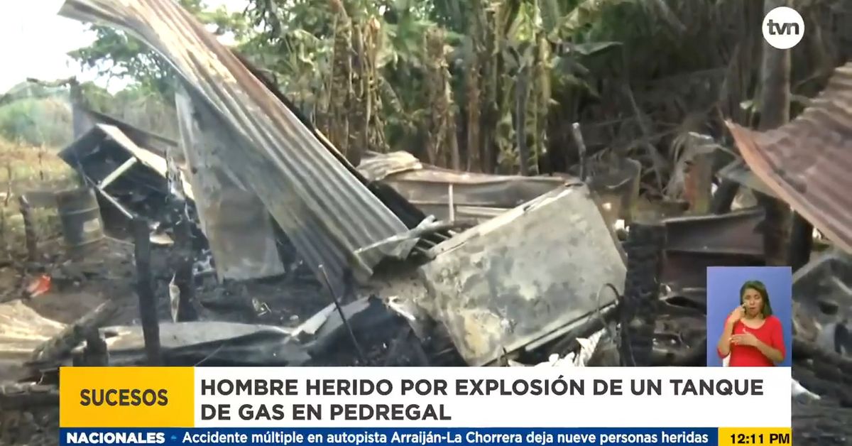 Explosión de un tanque de gas deja un herido en Chiriquí - Provincias ...