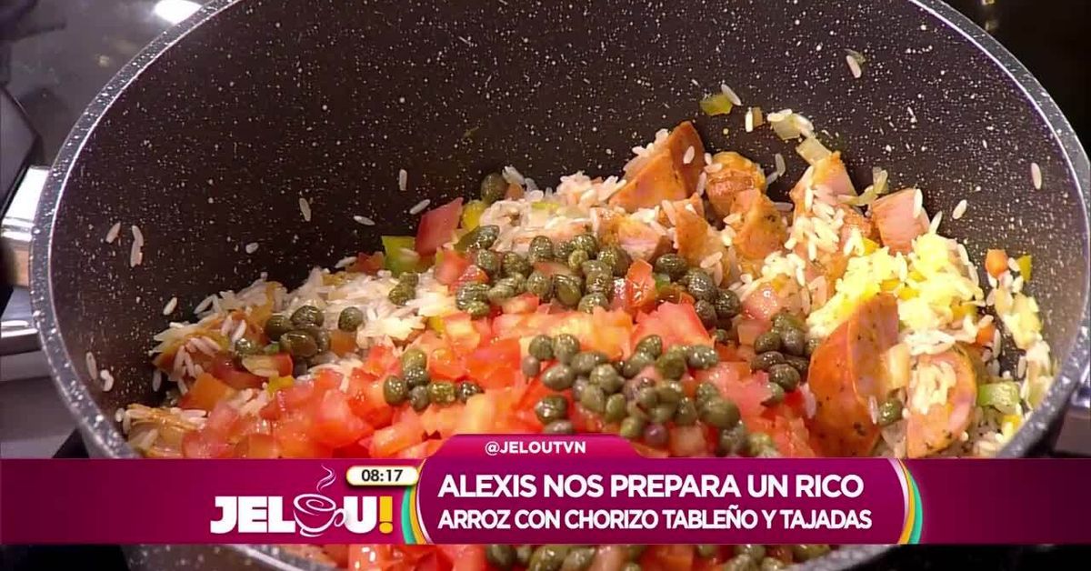 Vídeo | Alexis nos prepara un rico arroz con chorizo tableño y tajadas ...