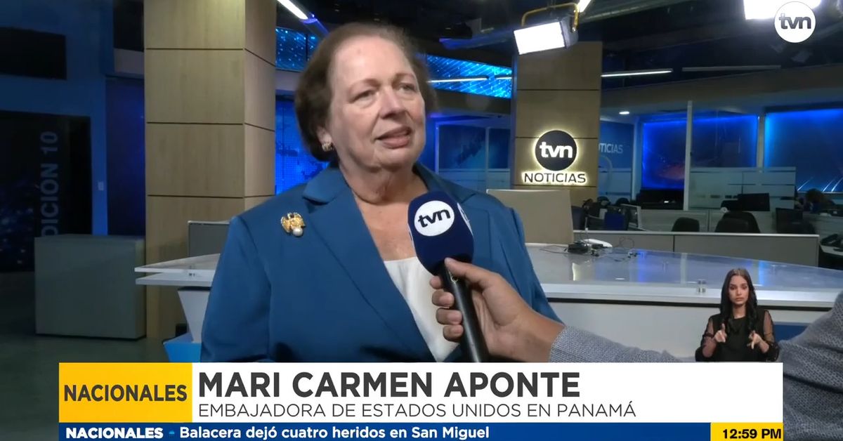 Mari Carmen Aponte: Embajadora de EEUU en Panamá visita TVN Media y ...