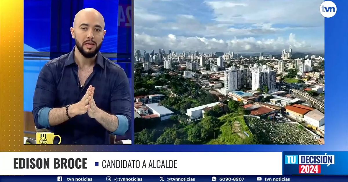 Candidatos Alcaldía de Panamá: Edison Broce habla sobre sus propuestas ...