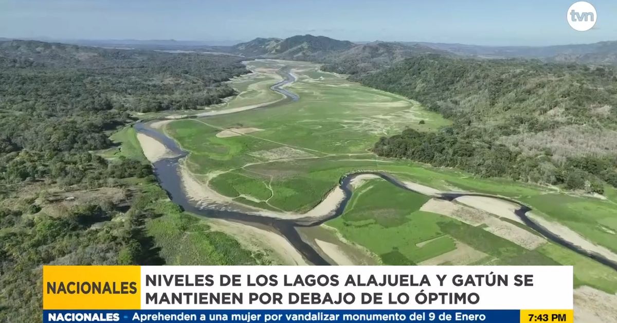Agua potable: Niveles del lago Alajuela y Gatún continúan muy bajos ...