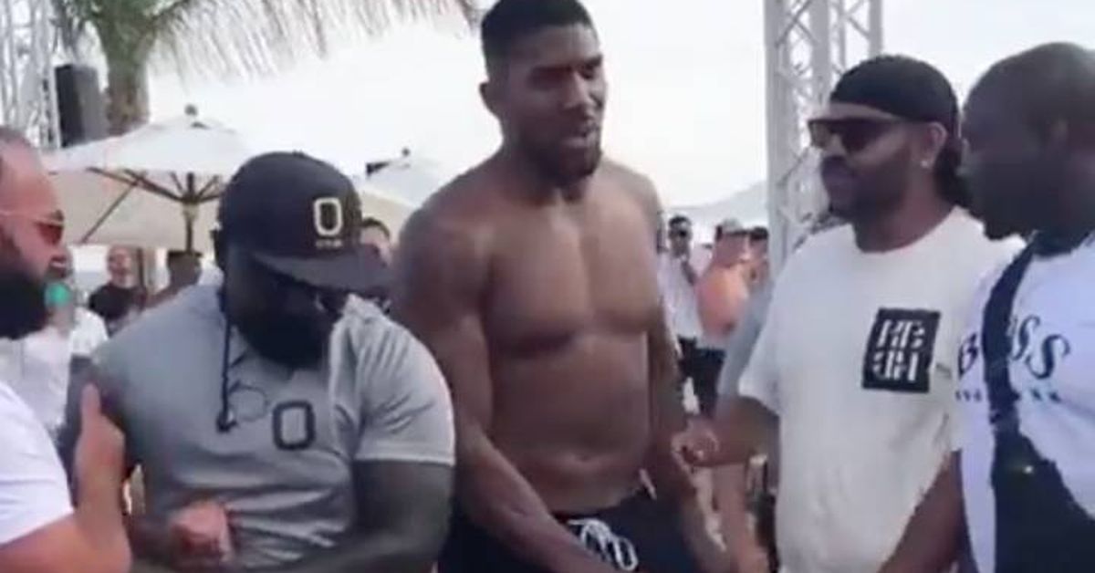 Anthony Joshua visita Marbella en una pausa de su trabajo para defensa ...