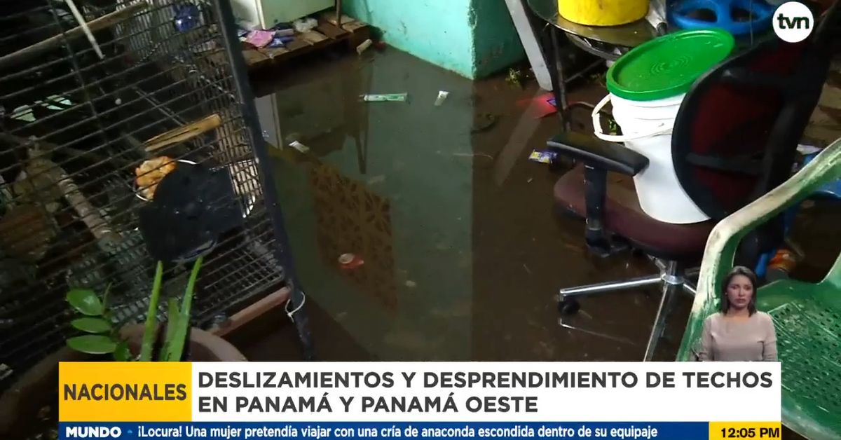 Familias en Panamá Viejo quedaron inundados en lodo y basura tras las ...