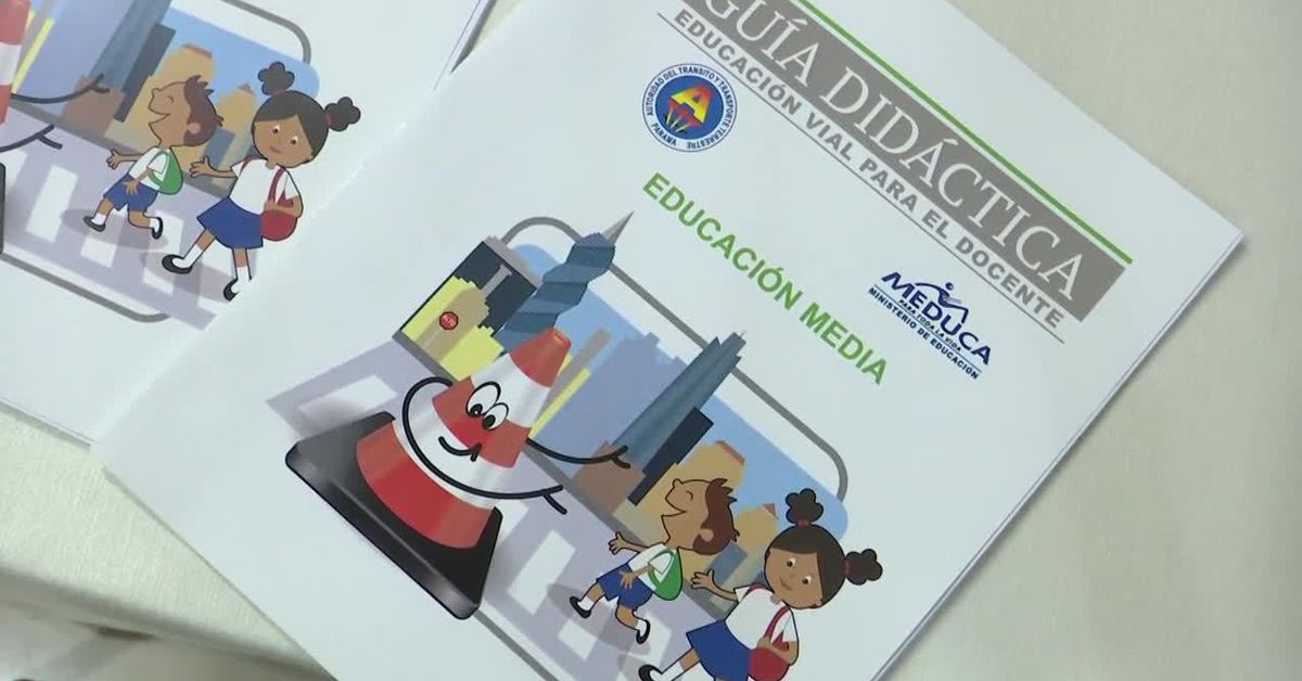 ATTT y Meduca lanzan las guías de educación vial - Educación | Tvn Panamá