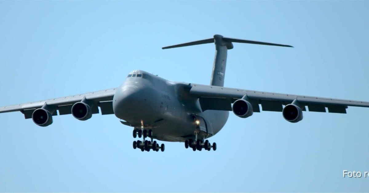 Aeronave C-5 Galaxy: Gigantesco avión de transporte militar de EEUU ...