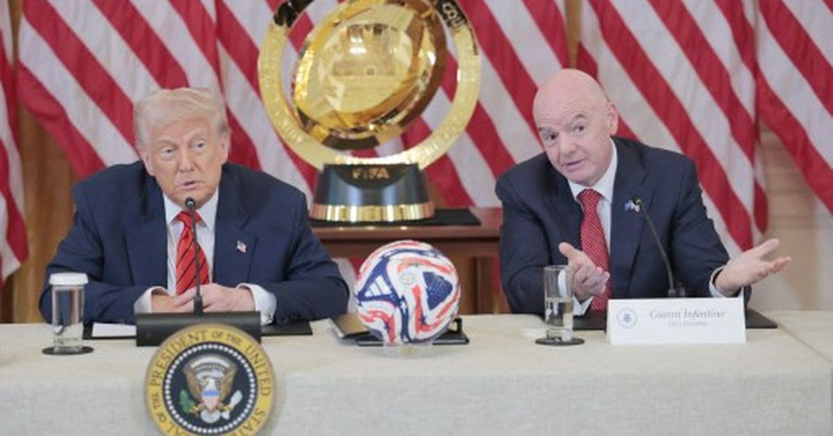 Donald Trump y Gianni Infantino: Presidentes de Estados Unidos y FIFA ...