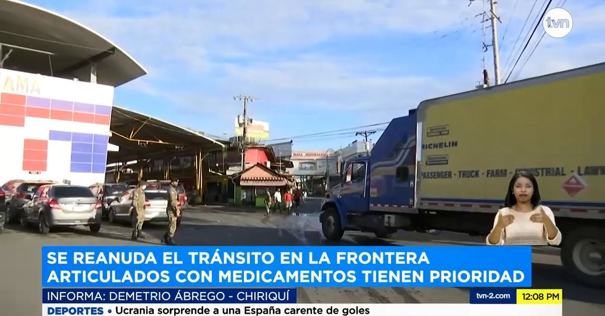 Se reanuda el paso de carga por la frontera con Costa Rica - Provincias ...