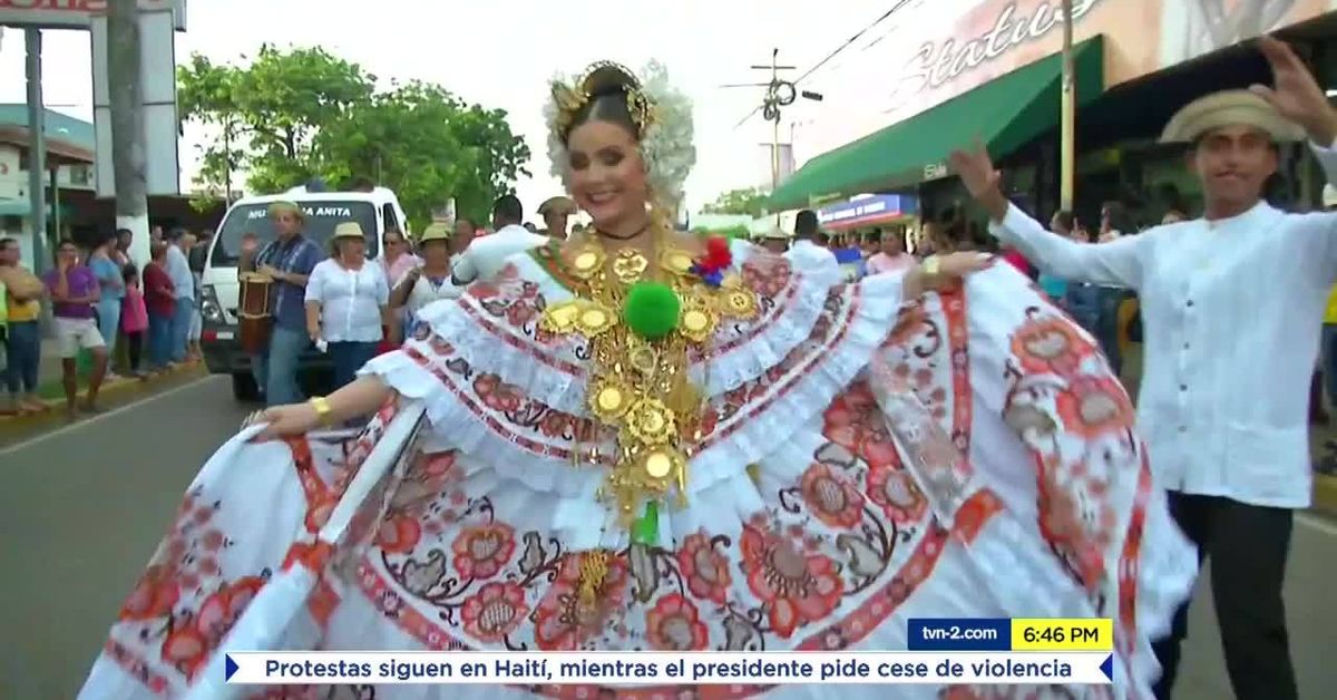 Se inician actividades del Festival Nacional de la Pollera - Provincias ...