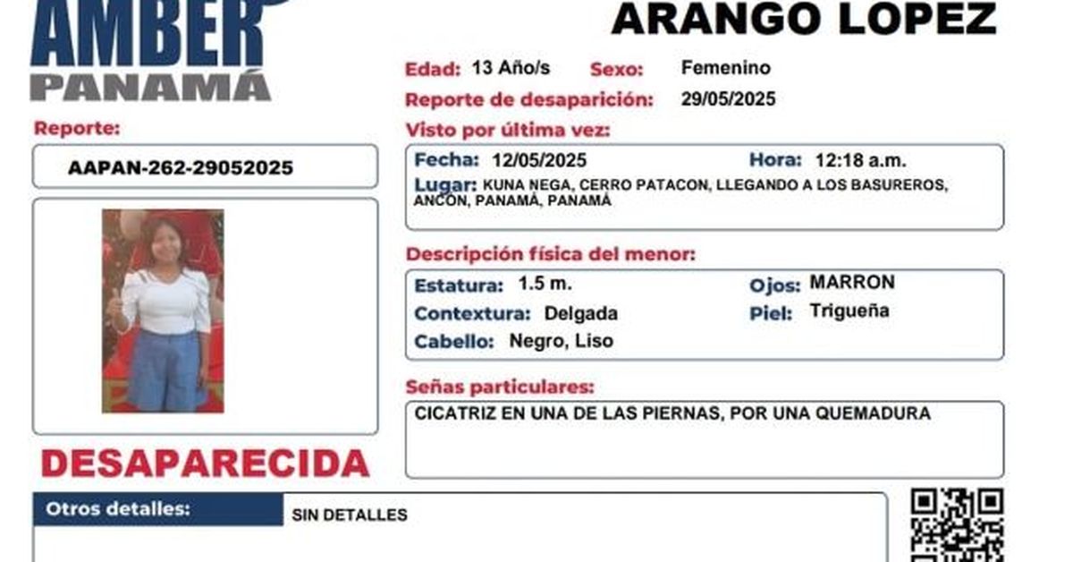 Emiten alerta Amber por la desaparición de Sara Isabel Arango López ...