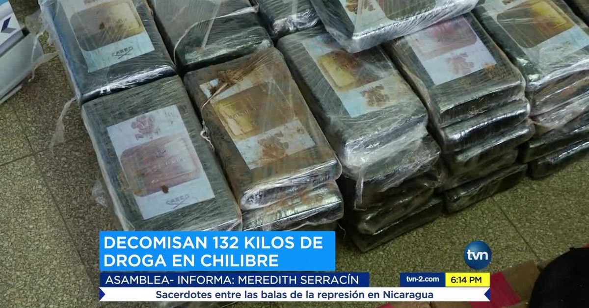 Incautan 132 kilos de droga en Chilibre - Nacionales | Tvn Panamá