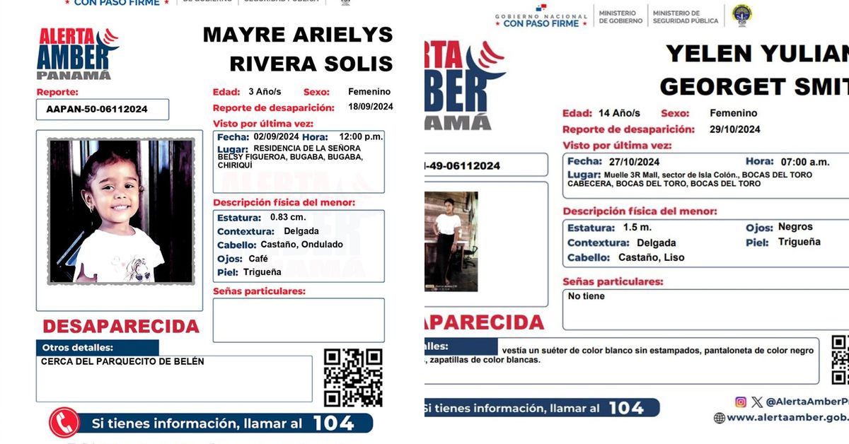 Autoridades activan doble Alerta Amber por desaparición de Mayre Rivera ...