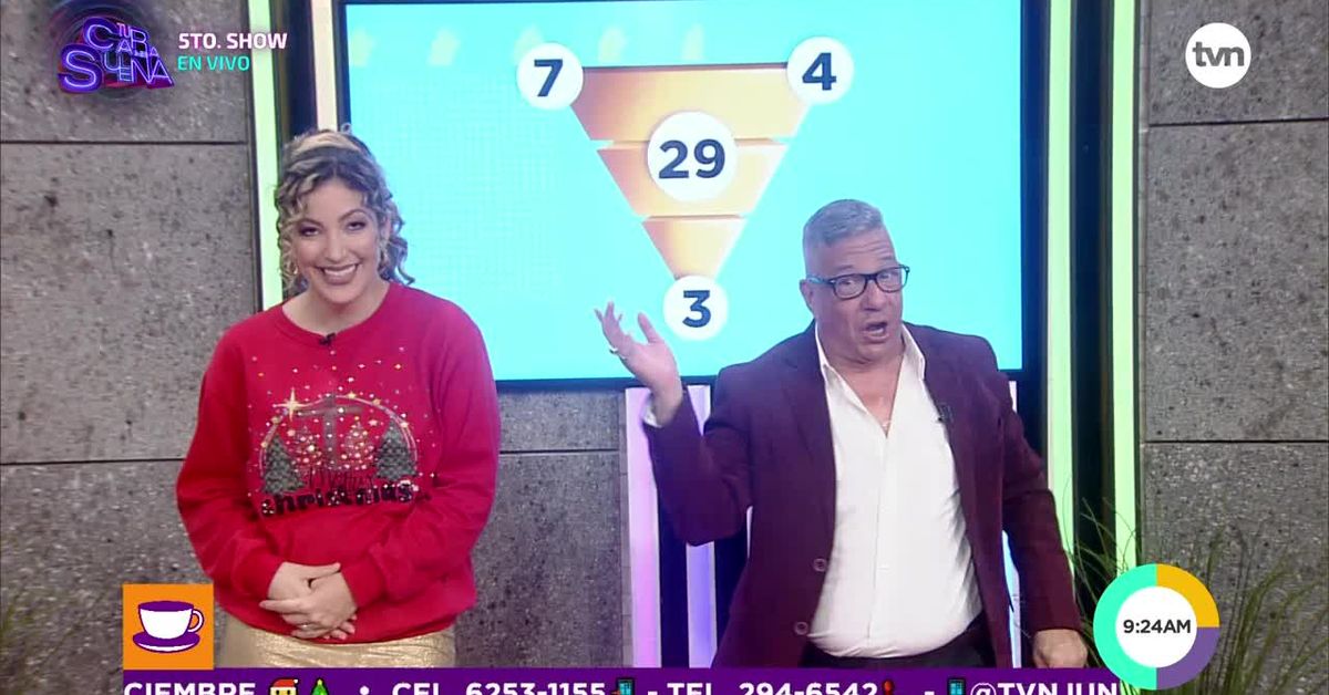 Vídeo | Pirámide de Malcolm Ramos para el sorteo de la Lotería - La Lotería | Tvn Panamá