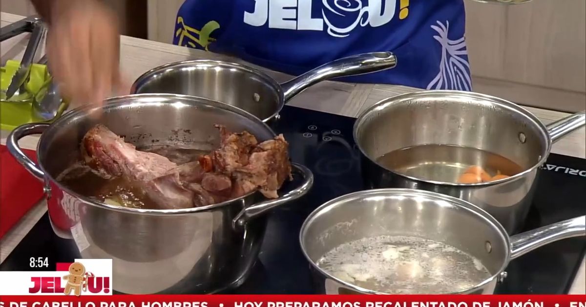 Vídeo | Receta: Porotos con rabito y jamón recalentado - Cocina con ...