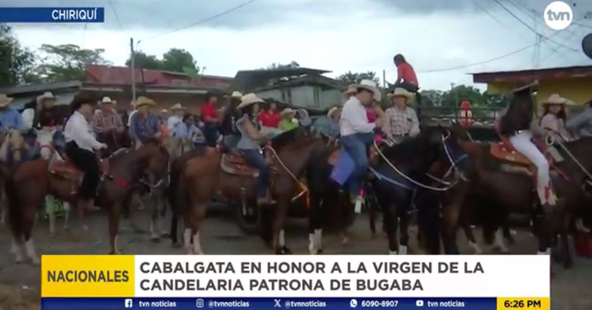 Chiriquí: Cabalgata en honor a la Virgen de la Candelaria, patrona de ...