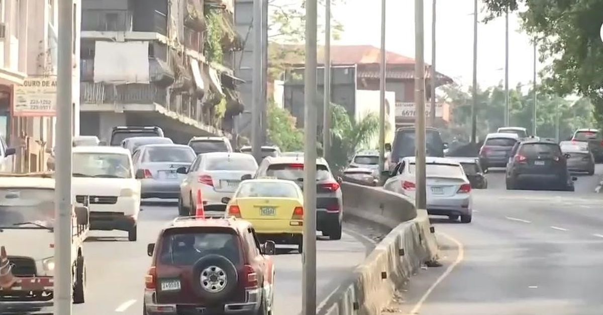 Tráfico vehicular: Así está el tráfico hacia la ciudad de Panamá a esta ...