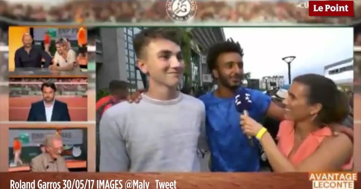 Vídeo | Incidente entre el tenista Maxime Hamou y la periodista Maly ...