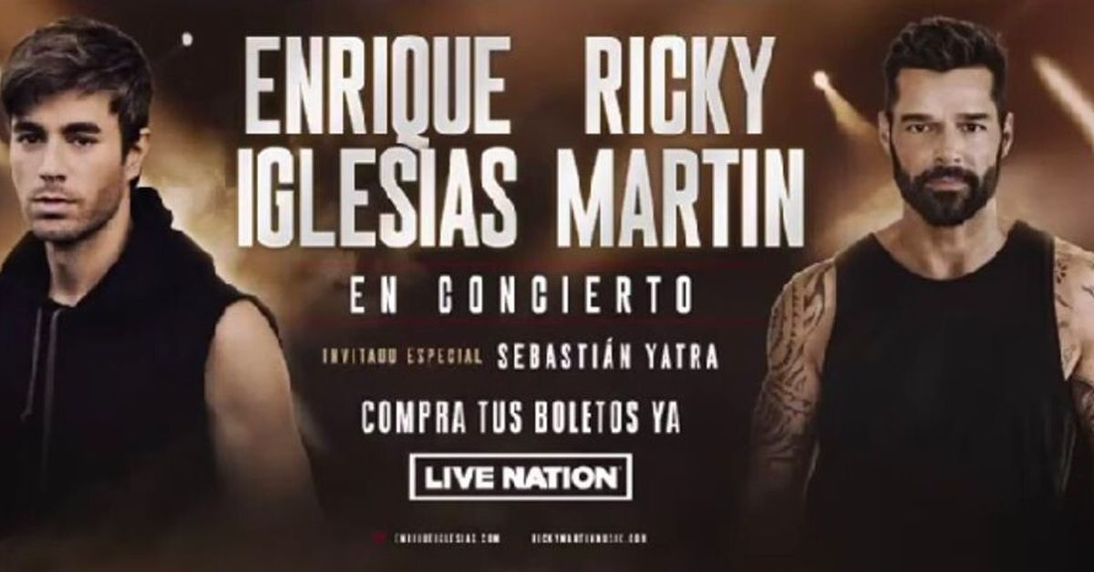 Ricky Martin y Enrique Iglesias confirman gira de conciertos por EEUU y ...