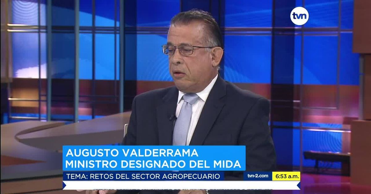 Vídeo | Ministro designado del MIDA propone administración de ...