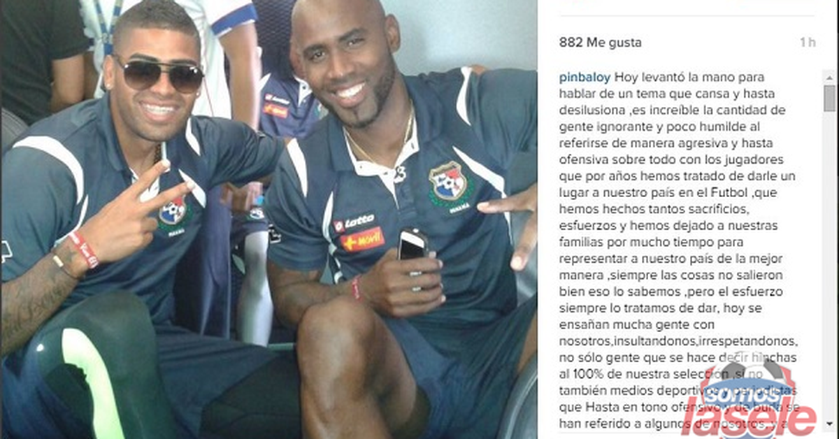 Felipe Baloy se desahogó en su cuenta de Instagram - La Sele | Tvn Panamá