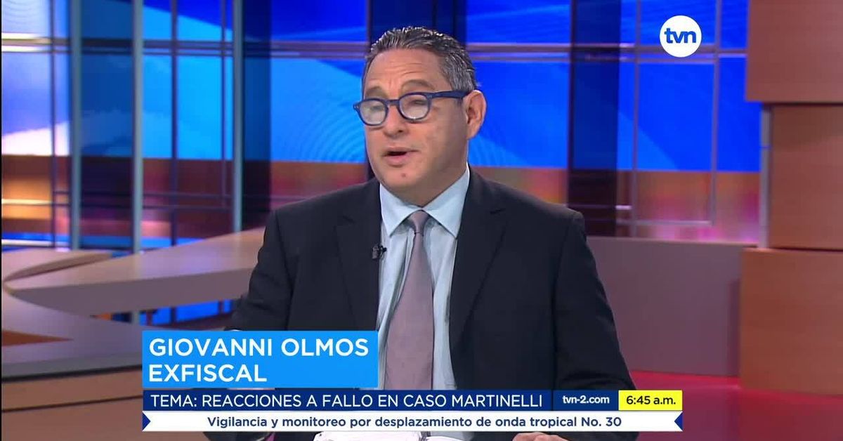 Exfiscal explica lo que podría pasar en el caso a Martinelli por los ...