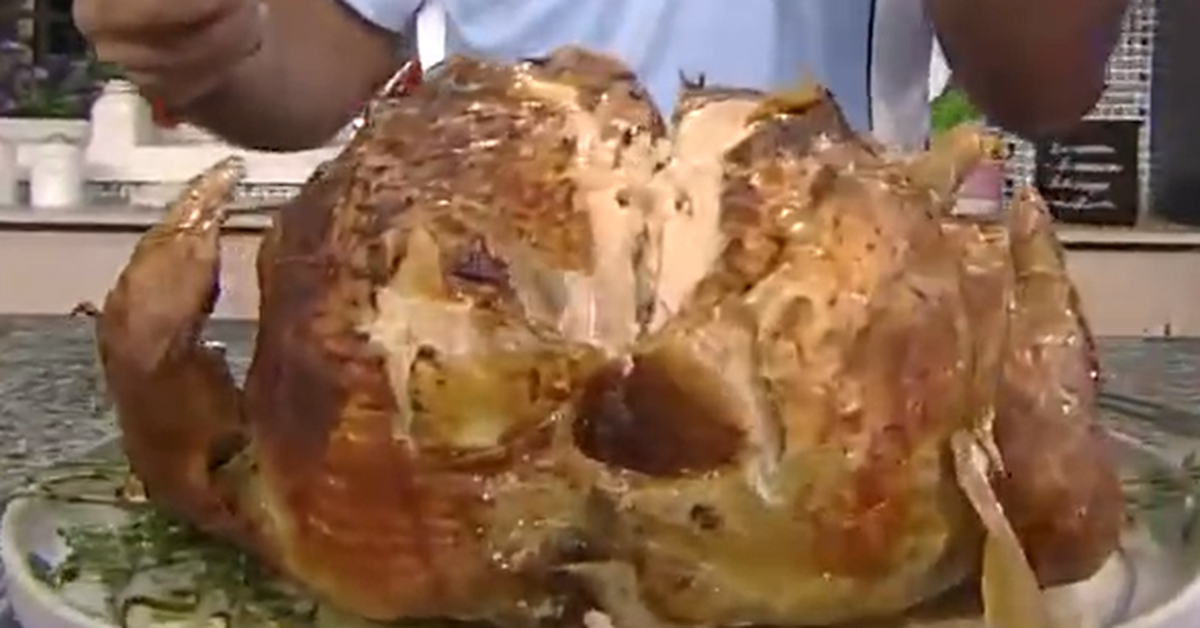 Vídeo | Receta: Pavipollo relleno - Cocina con Alexis | Tvn Panamá