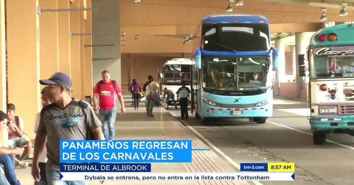 Retornan viajeros a la Terminal de Albrook - Nacionales | Tvn Panamá
