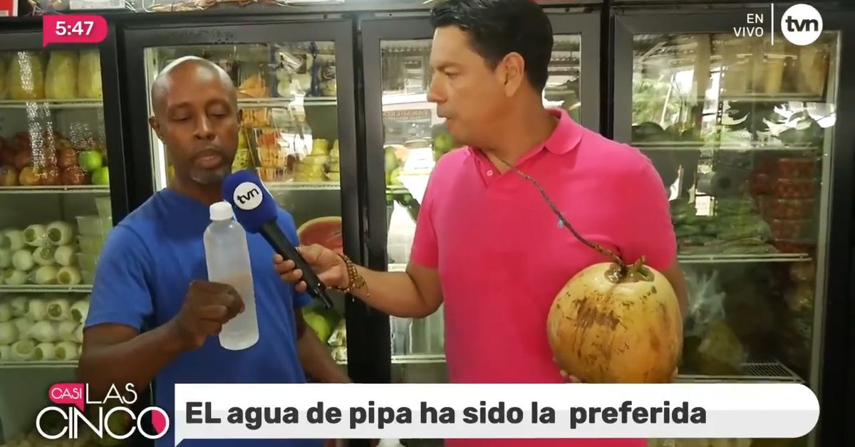 Vídeo | El panameño decidió que el agua de pipa es su bebida preferida ...