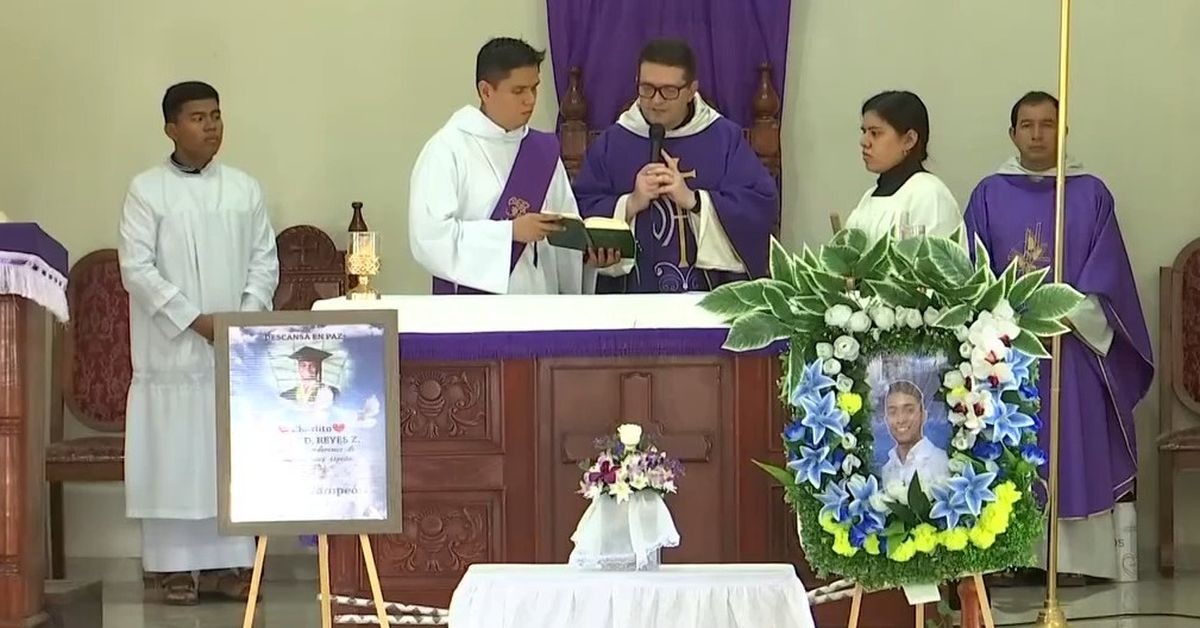 Charles Reyes: Familiares y amigos dan último adiós a jóven ...