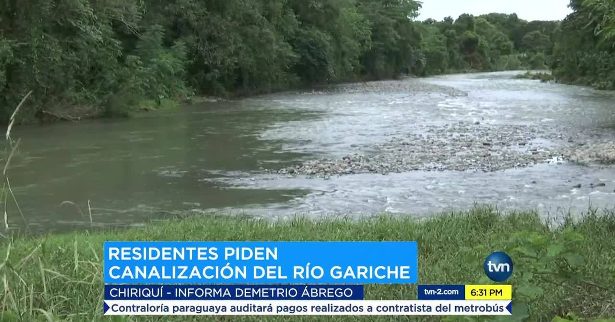 Residentes de comunidades en Chiriquí piden canalización de río Gariché ...