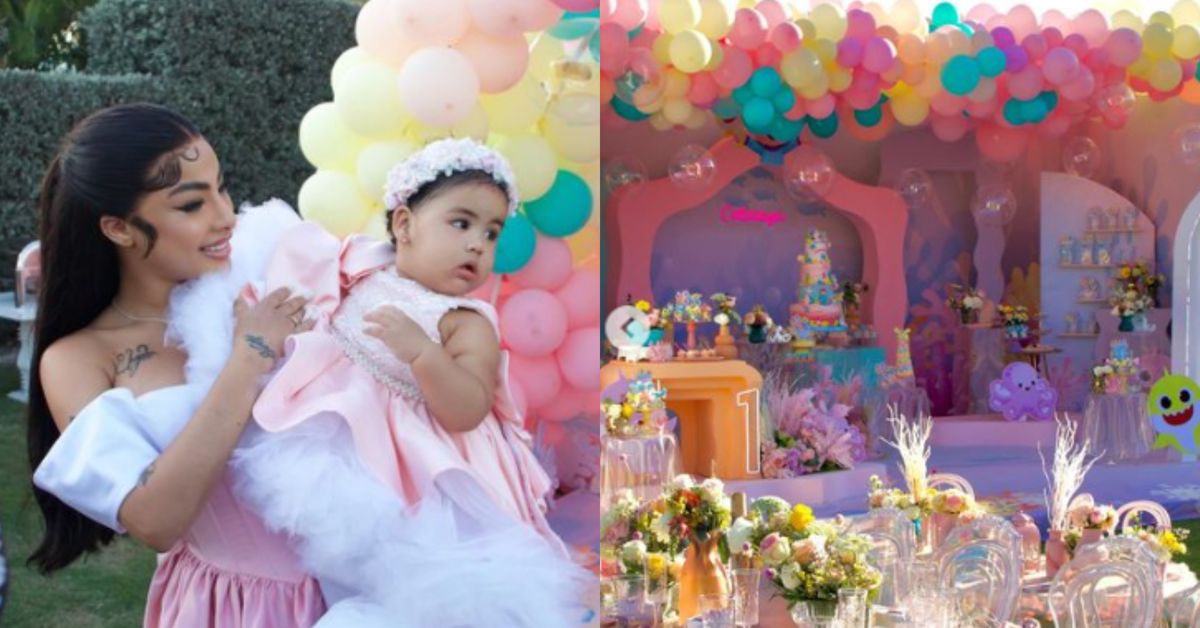 Música: Yailin celebró el primer año de su hija Cattleya por todo lo ...