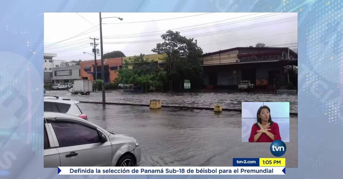 Se registran inundaciones por la fuerte lluvia en Panamá - Nacionales ...